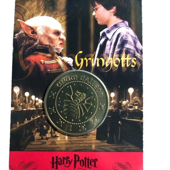 Games | Harry Potter Unum Galleon Gringotts Bank Promo Coin Noc | Poshmark